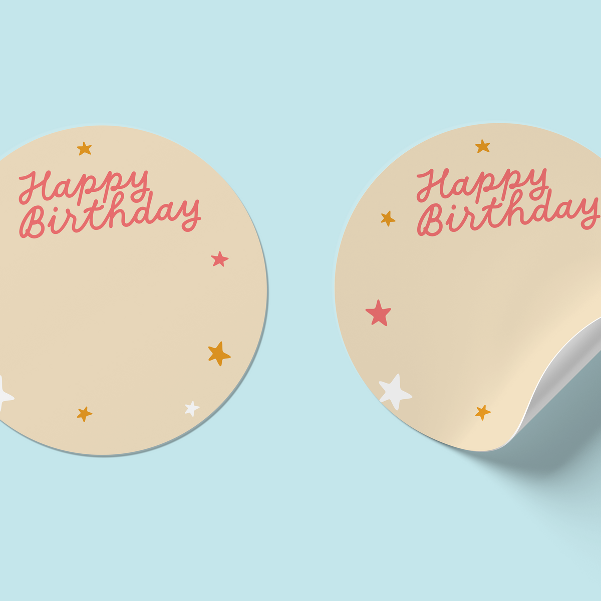 Happy Birthday Food Gift Label – Flouwr