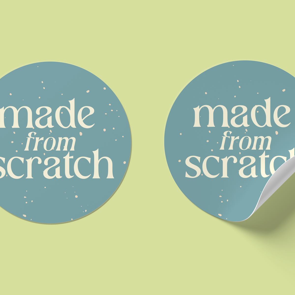 Made from Scratch Stickers – Flouwr